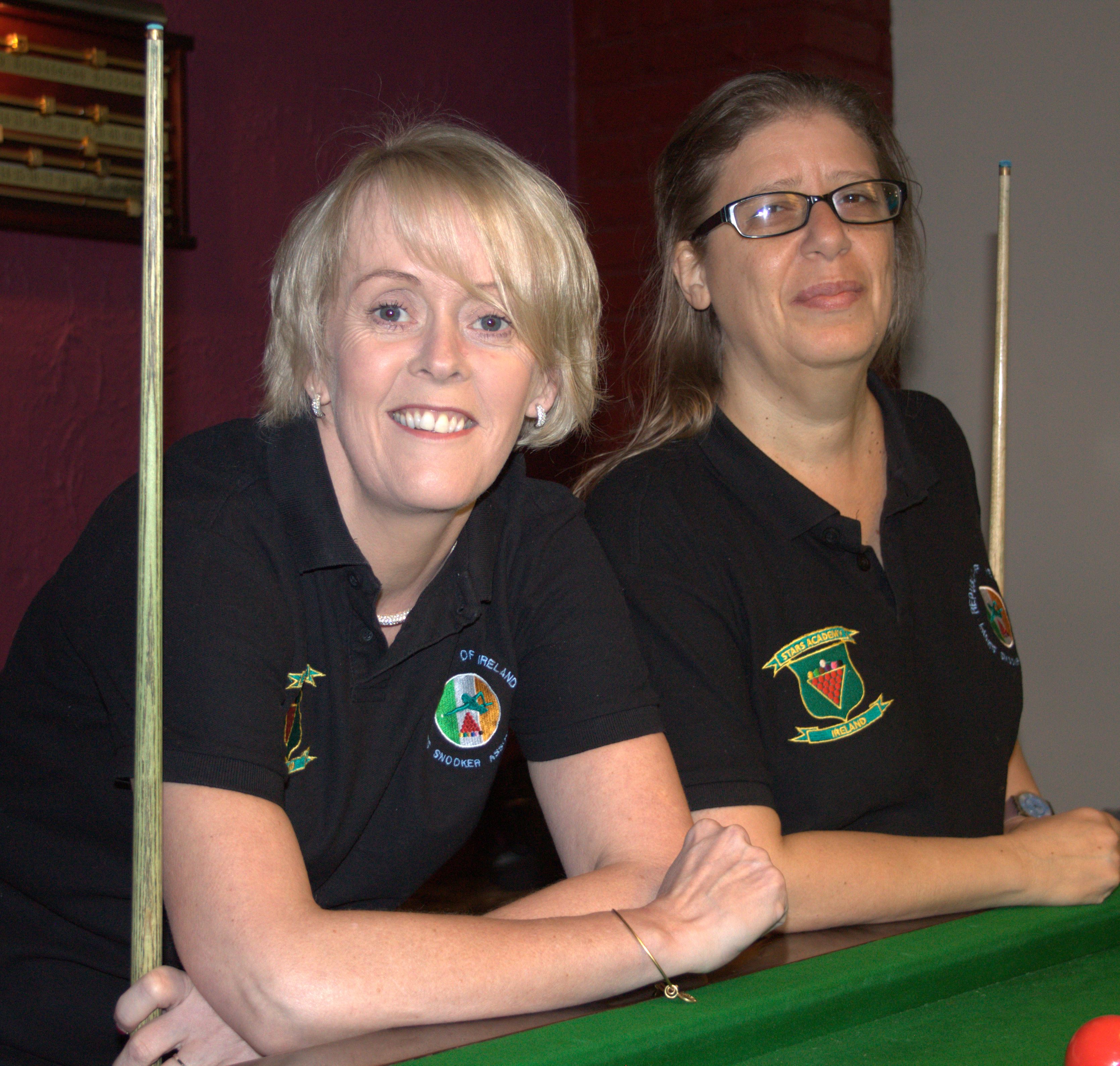 Sandra & Laura | Republic of Ireland Ladies Snooker Association