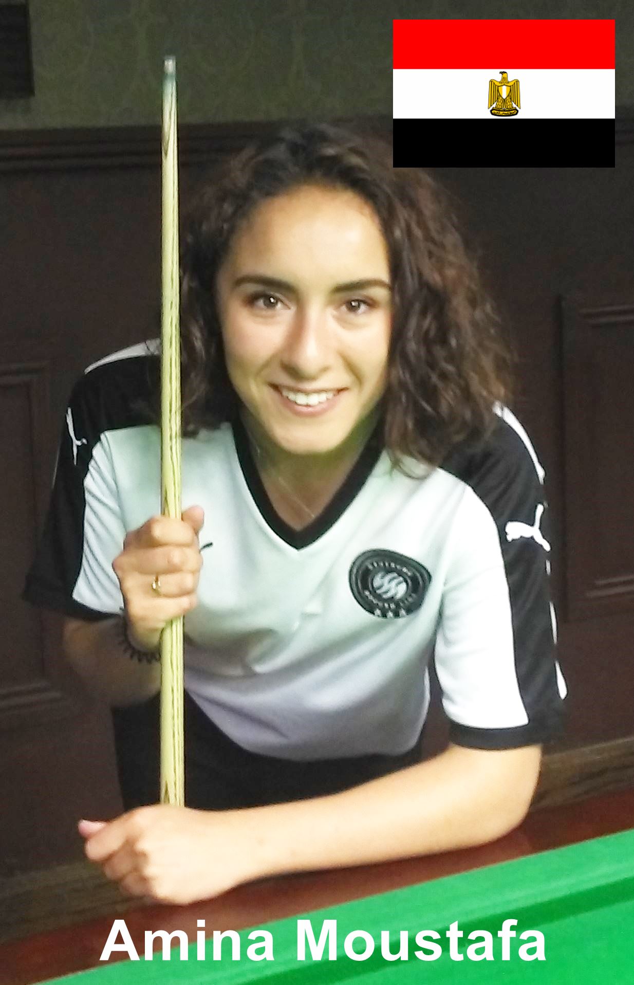 Amina Moustafa Egypt | Republic of Ireland Ladies Snooker Association