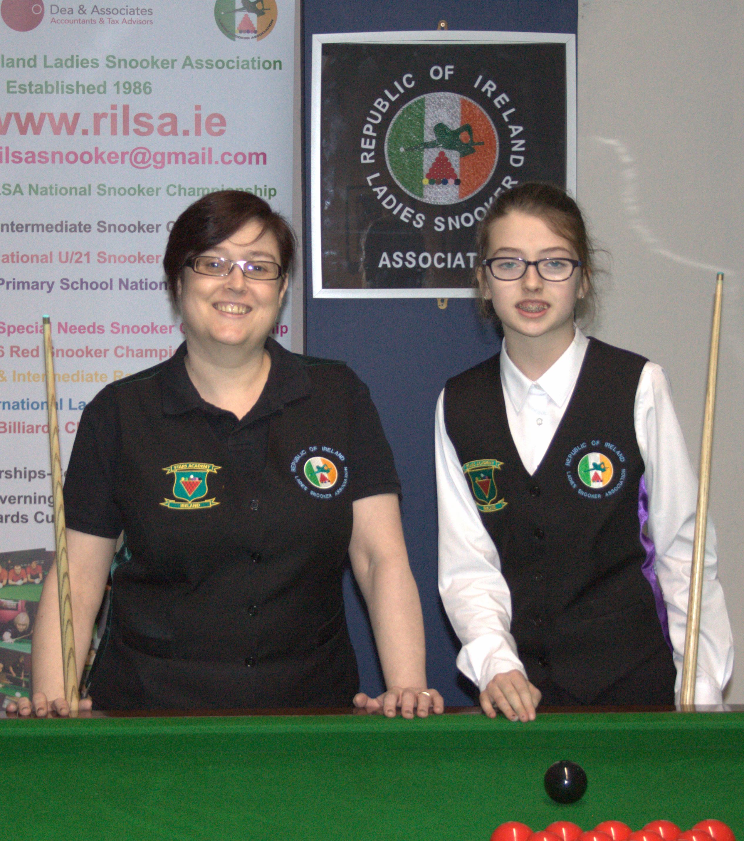 Tina & Grace | Republic of Ireland Ladies Snooker Association