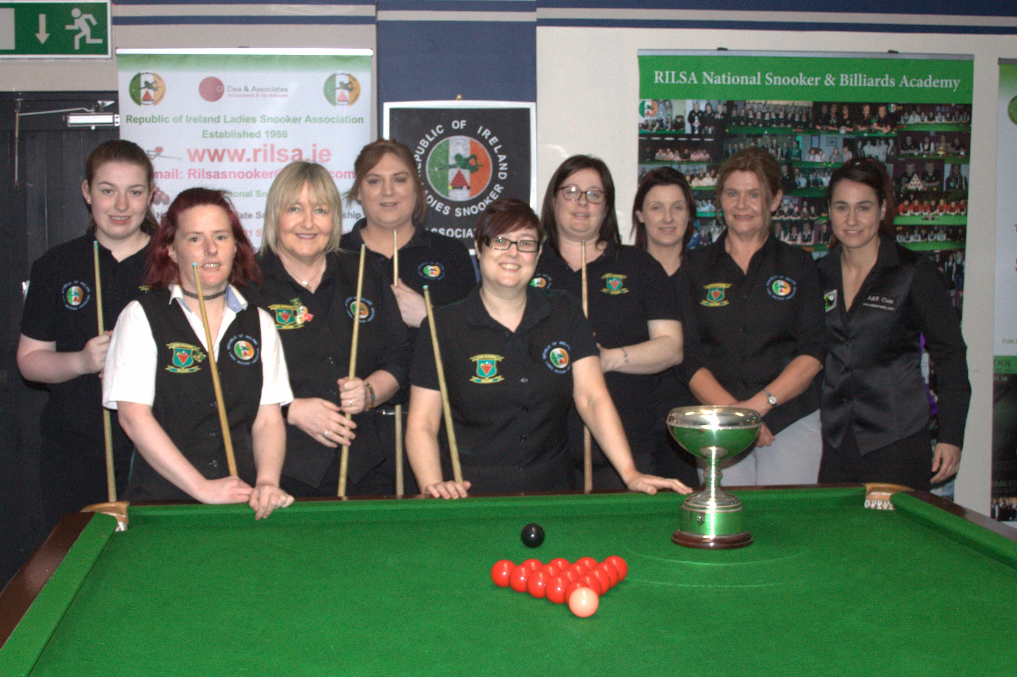 Maureen butler cup gang | Republic of Ireland Ladies Snooker Association