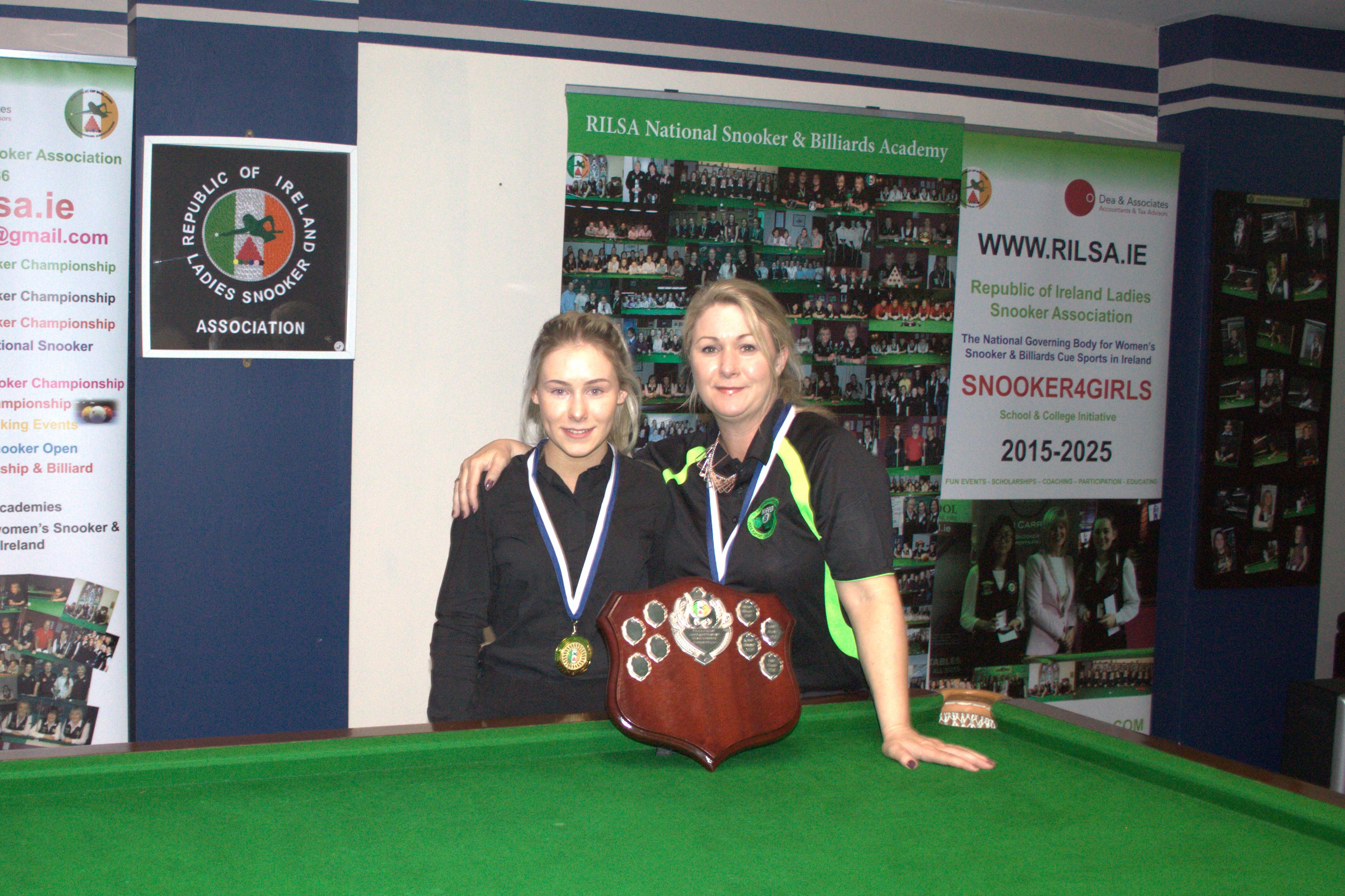 Megan & Suzanne | Republic of Ireland Ladies Snooker Association