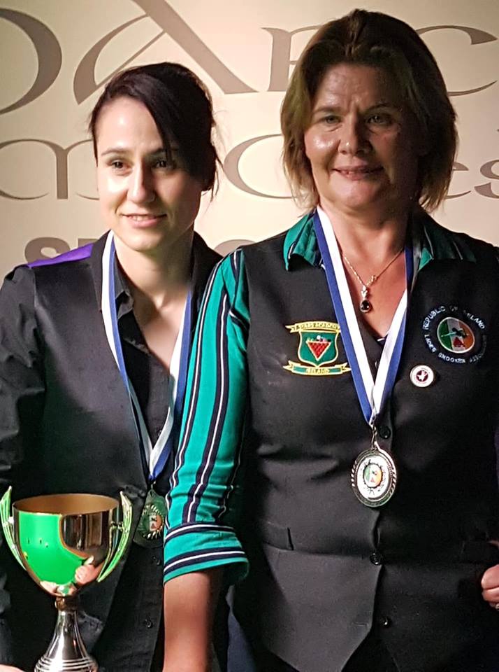 Paula & Cathy 1 | Republic of Ireland Ladies Snooker Association