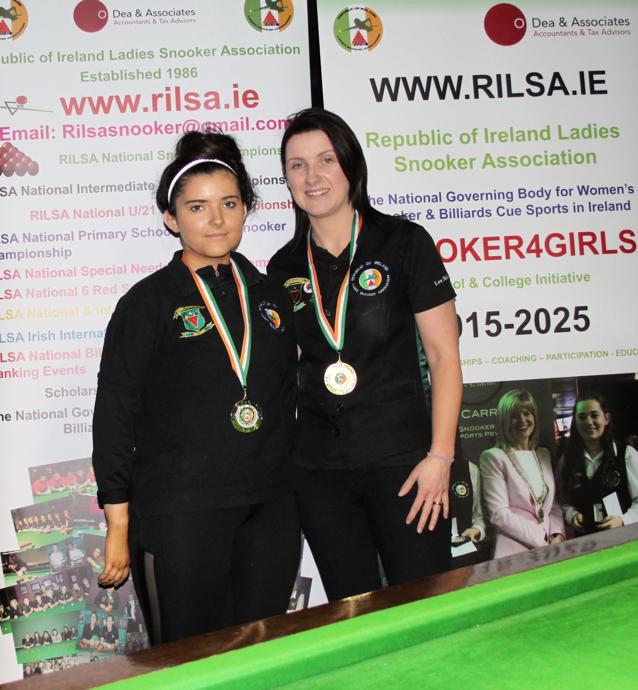 Int Final Roisin & Val | Republic of Ireland Ladies Snooker Association