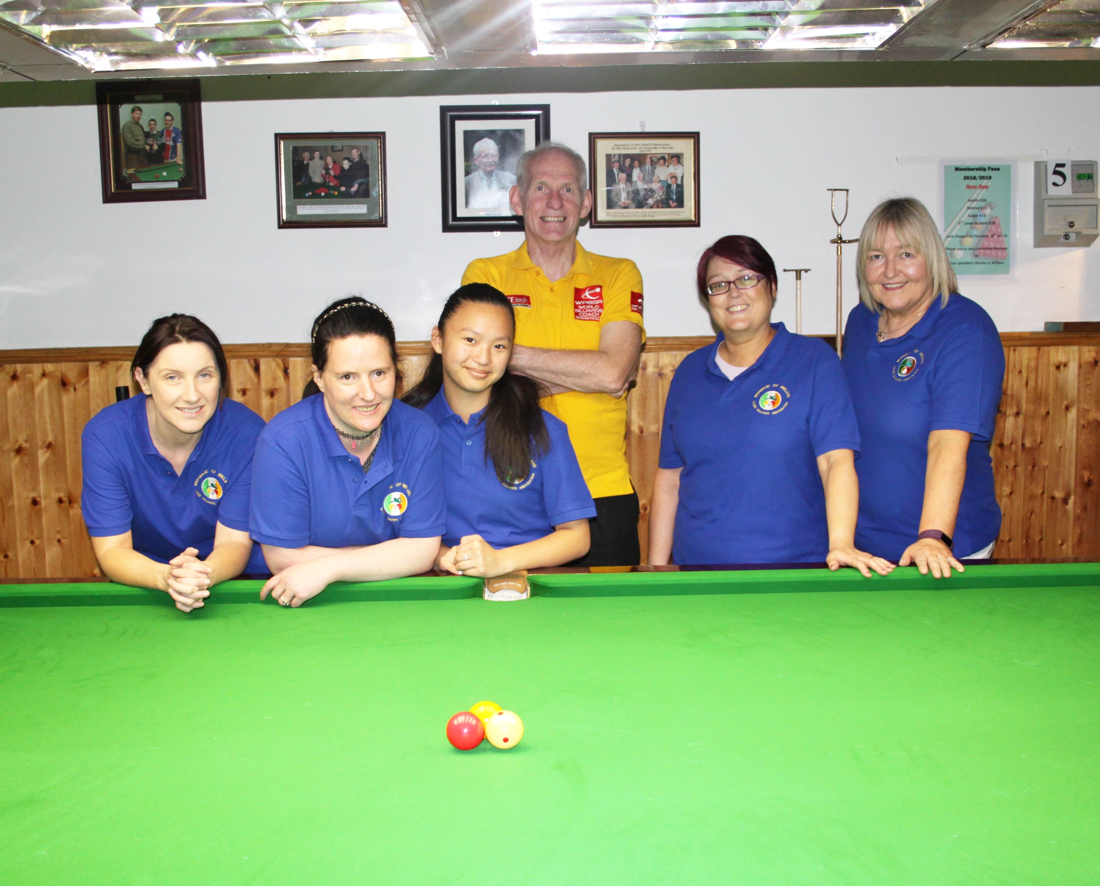 Aidan & Gang4 | Republic of Ireland Ladies Snooker Association