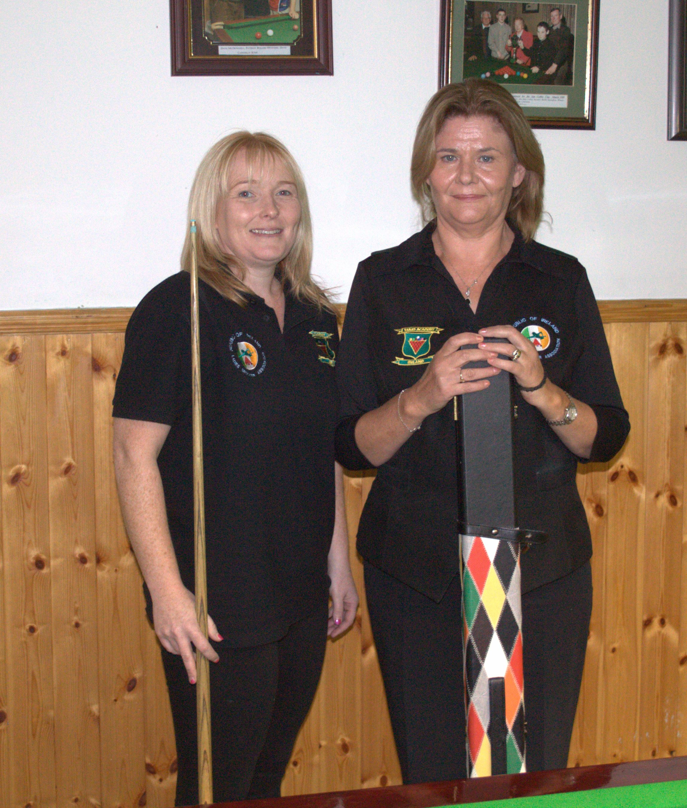 Louise & Cathy | Republic of Ireland Ladies Snooker Association