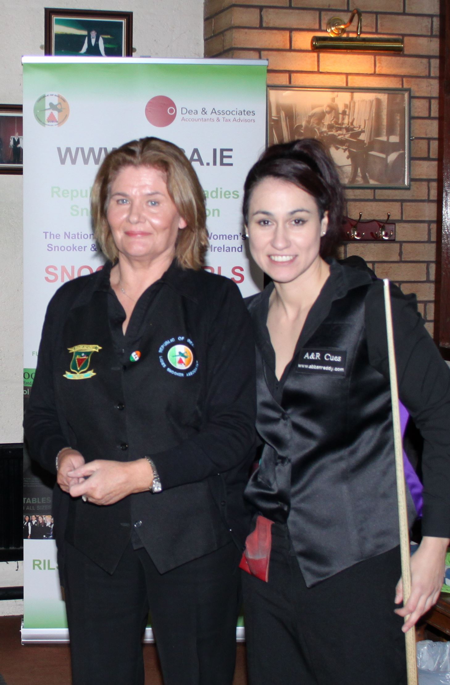 Cathy & Paula | Republic of Ireland Ladies Snooker Association
