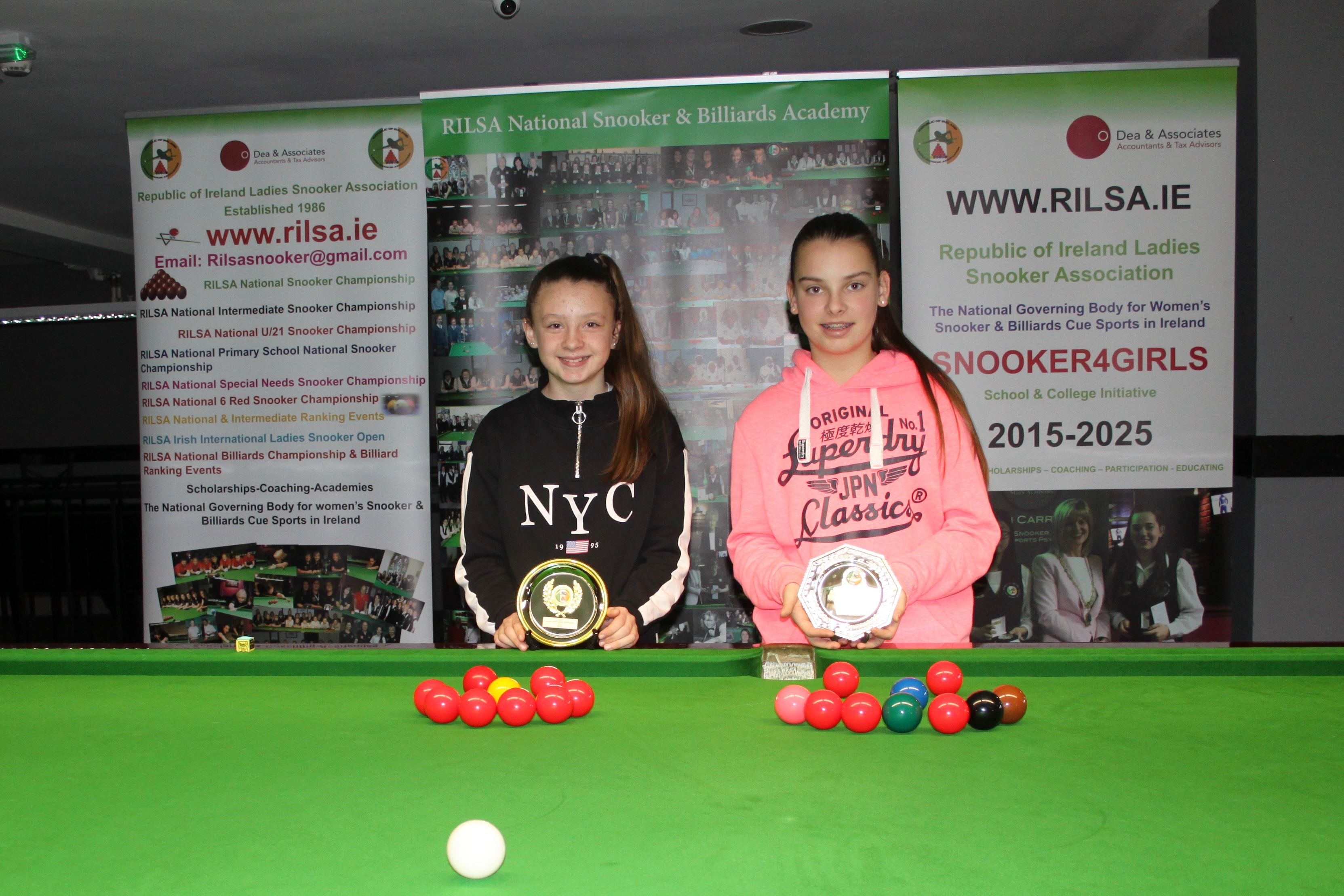 Katie & Lilymay | Republic of Ireland Ladies Snooker Association