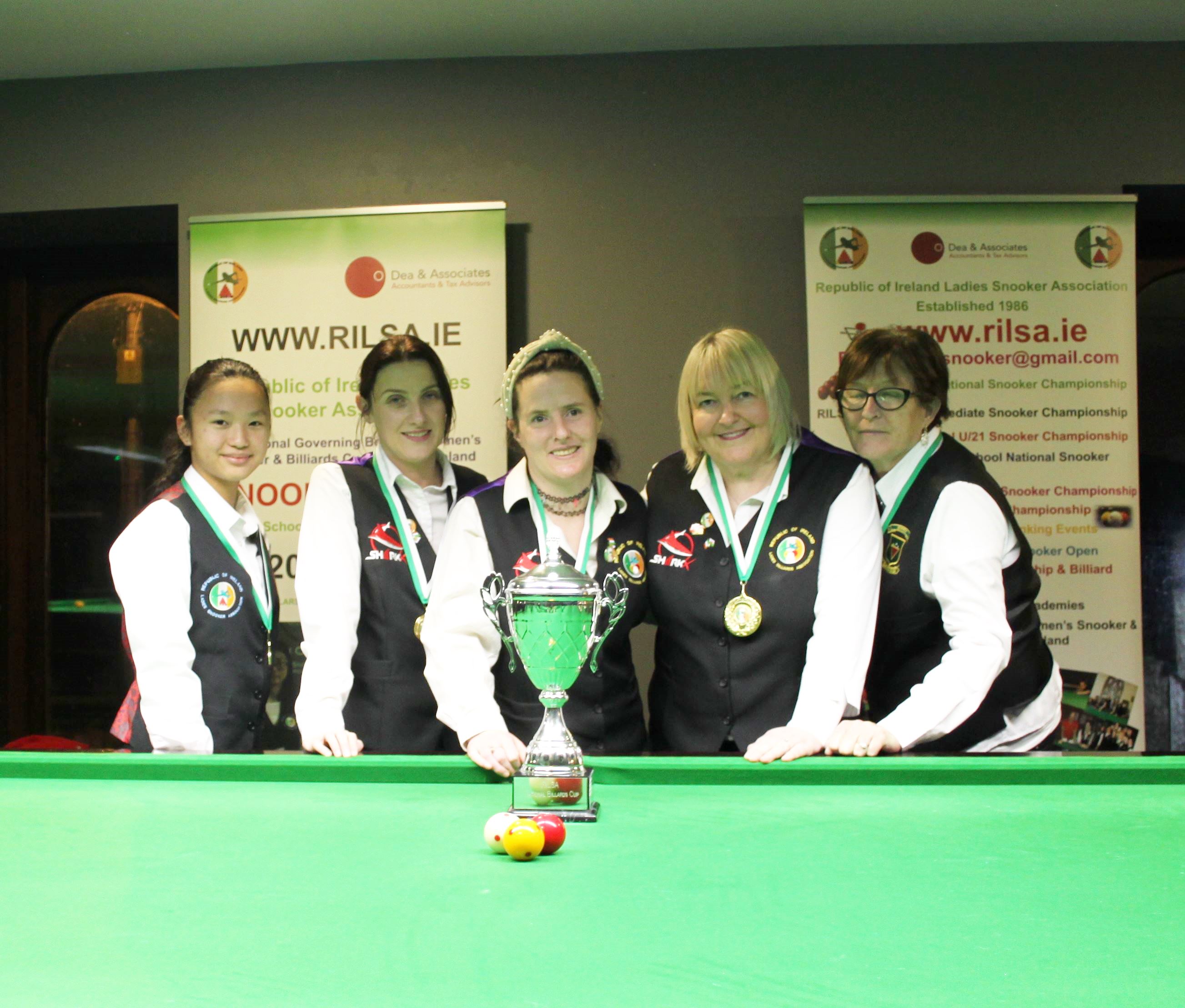 Billiard finalists | Republic of Ireland Ladies Snooker Association
