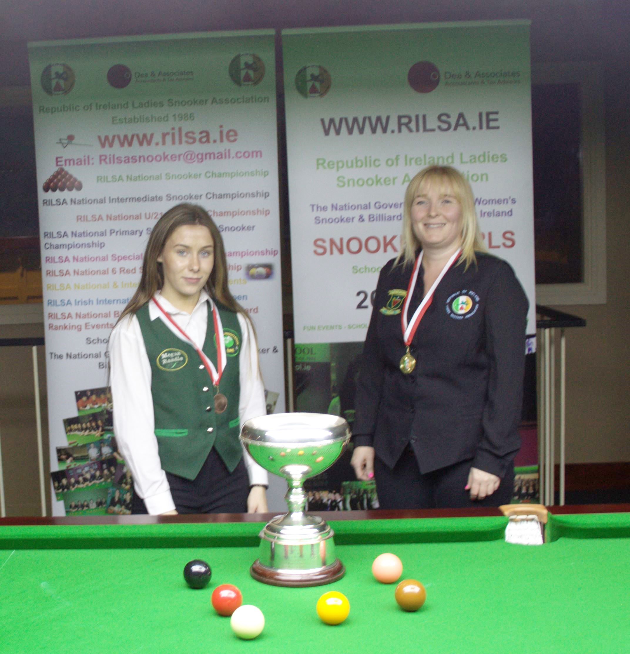Megan & Louise1 | Republic of Ireland Ladies Snooker Association